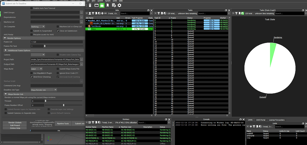 Deadline Task Is Paused When 1 Frame Is Finished Maya Deadline Aws Thinkbox Discussion Forums 