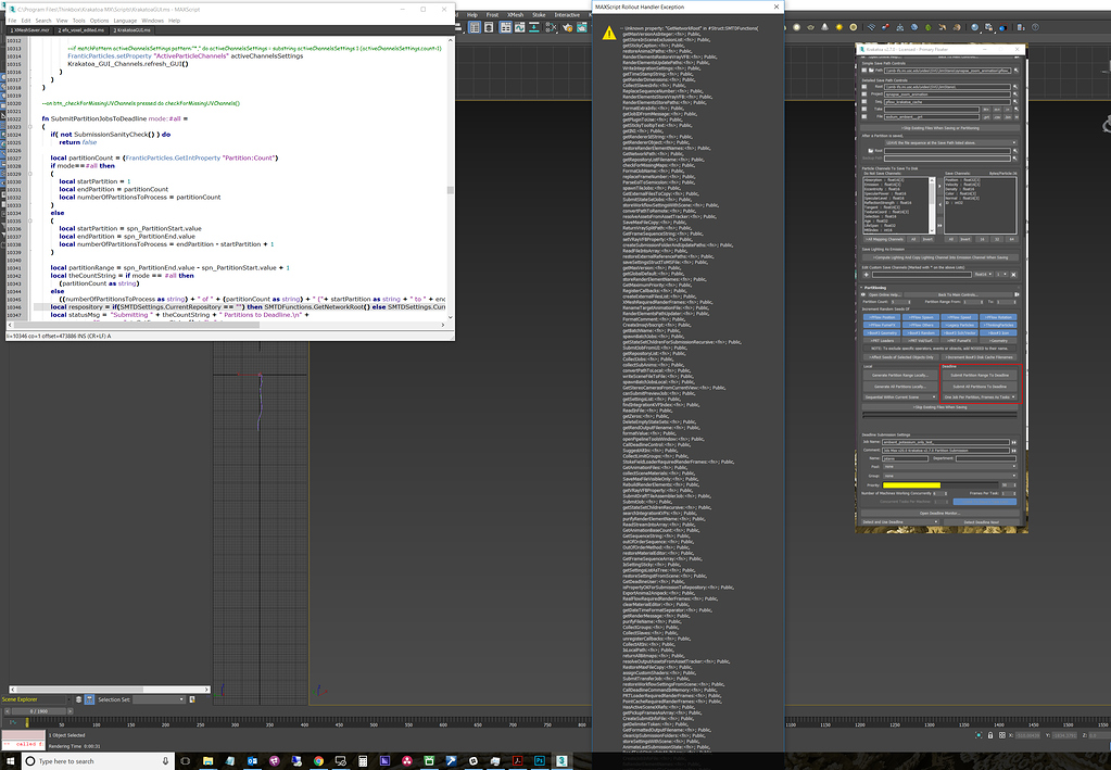 Krakatoa Partition Submission error - Deadline - AWS Thinkbox Discussion Forums