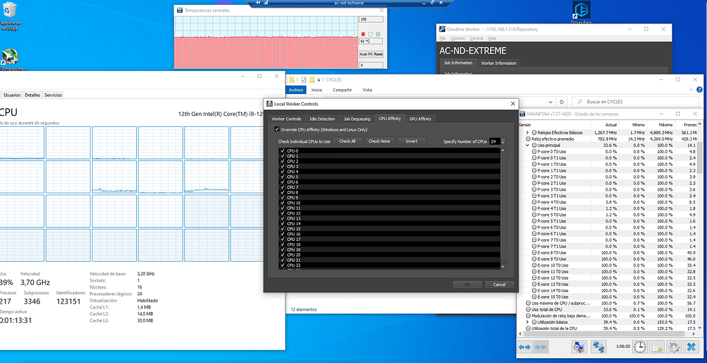 Problem with the management of deadline cores with gen 12 - Deadline ...