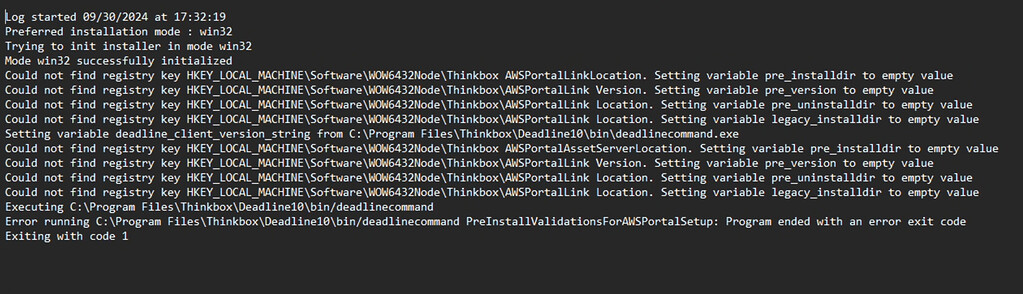 Portal Link Install - Intune Device - Deadline - AWS Thinkbox Discussion Forums