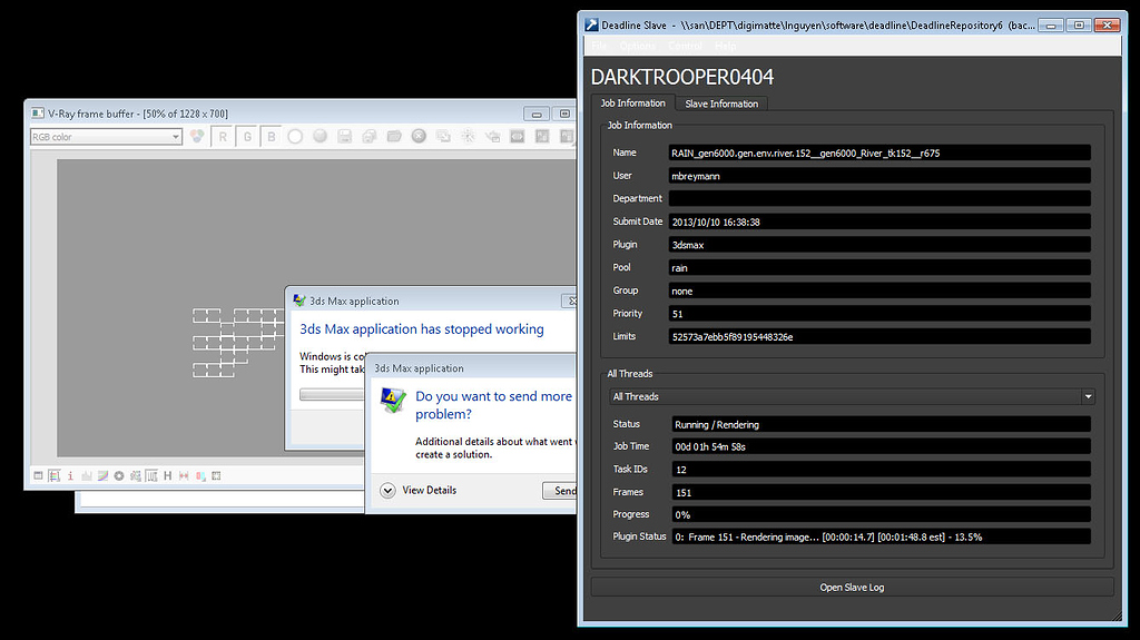 Hanging Errors on Render Nodes - Deadline 6 Bug Reports - AWS Thinkbox Discussion Forums