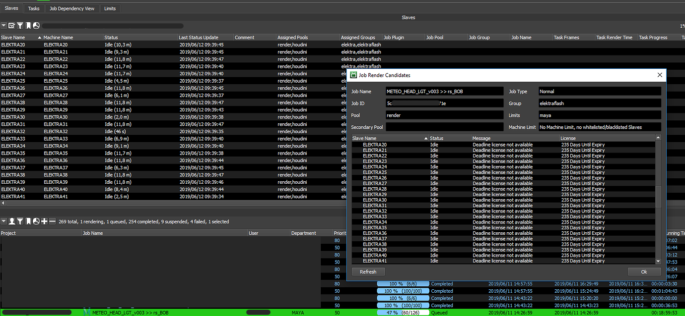 Deadline License Issue Not Shown In Slave View Deadline Aws Thinkbox Discussion Forums