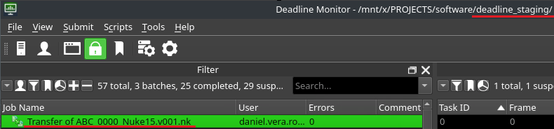 How to use 'Transfer Job' script - Deadline - AWS Thinkbox Discussion Forums